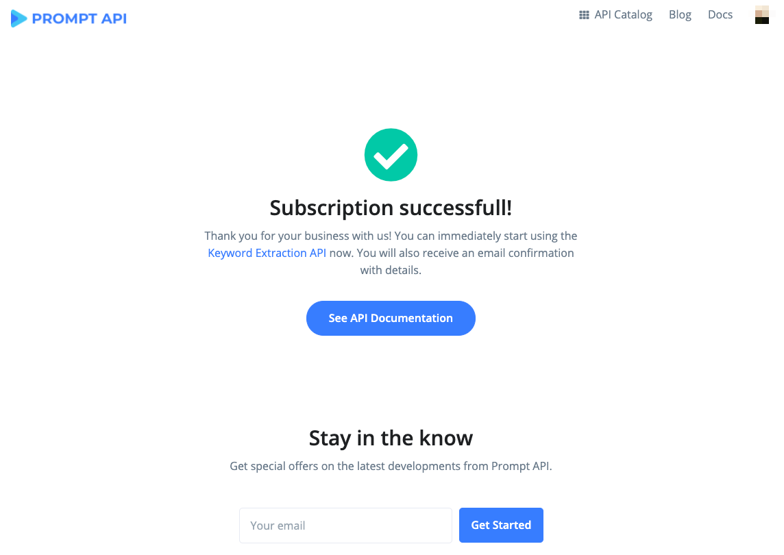 Downgrading a subscription | Documentation - Prompt API